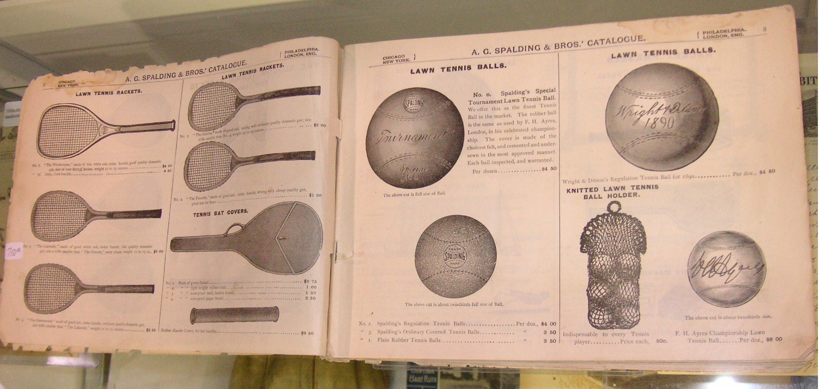 Sports Antique of the Week April 26th- May 2nd 2009 - 1889-90 A.G ...